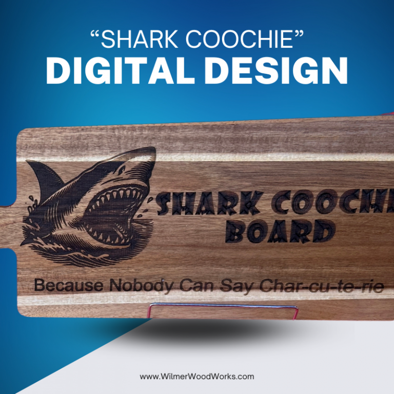 "Shark Coochie" Charcuterie Board - Fun & Unique Charcuterie Board ...